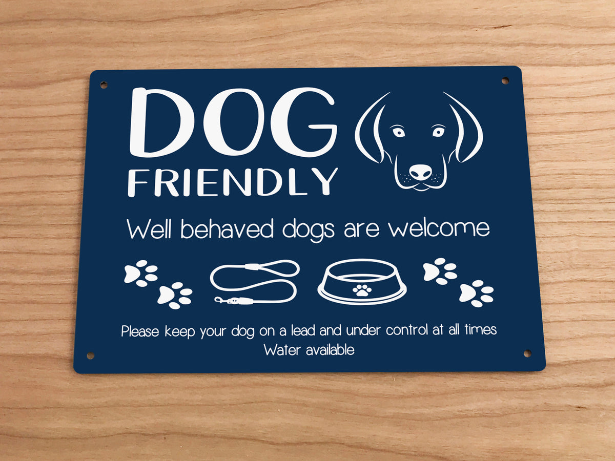 Dog Friendly / Dogs Welcome Sign – North By North East